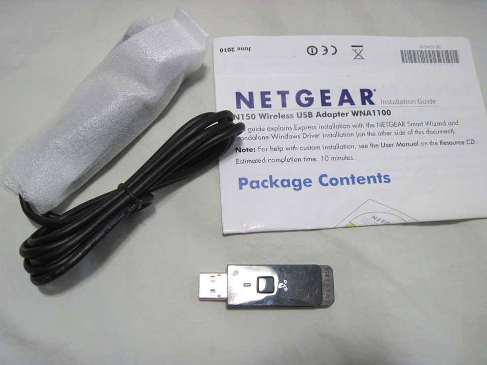 Netgear WNA1100 N150 Wireless USB WiFi Wireless UBS Adapter w/New ...