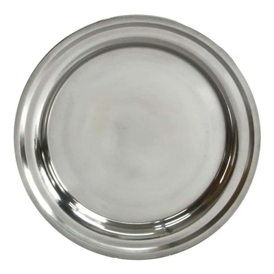 Vassoio Buffet Tondo in Acciaio Inox ø 45 cm - Medri | eBay