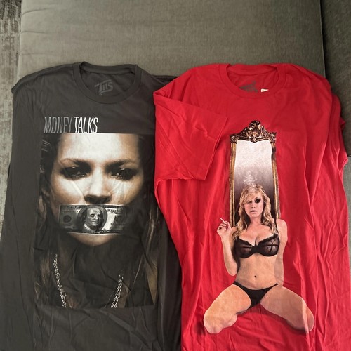 Smoking Mirror Money Talks Benjamin Franklin BOGO Two In The Shirt FREE Sz L New | eBay