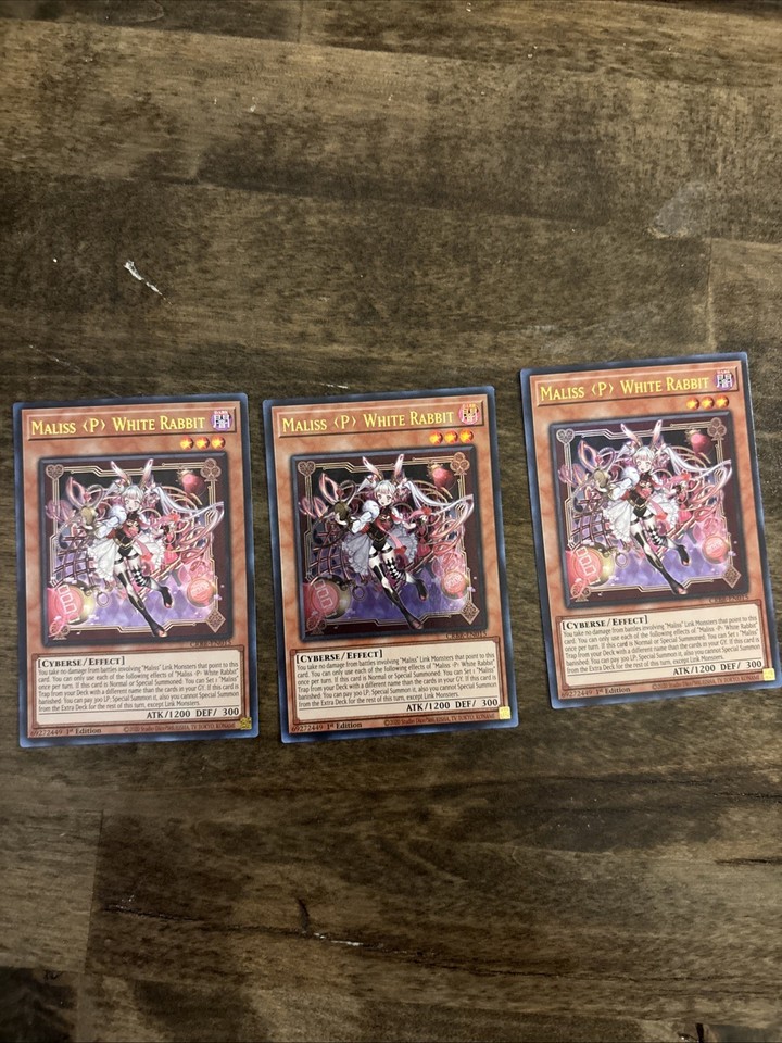 Maliss P White Rabbit 1st Edition Ultra Rare CRBR-EN015 Yu-Gi-Oh! | eBay