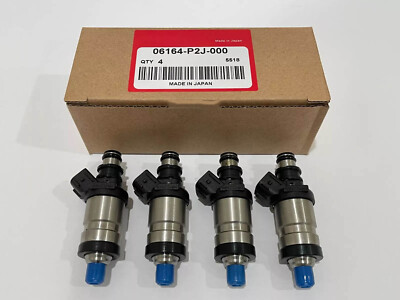 4P Fuel Injectors #06164P2J000 For 1996-2000 Honda Civic 1.6L OEM 06164 ...