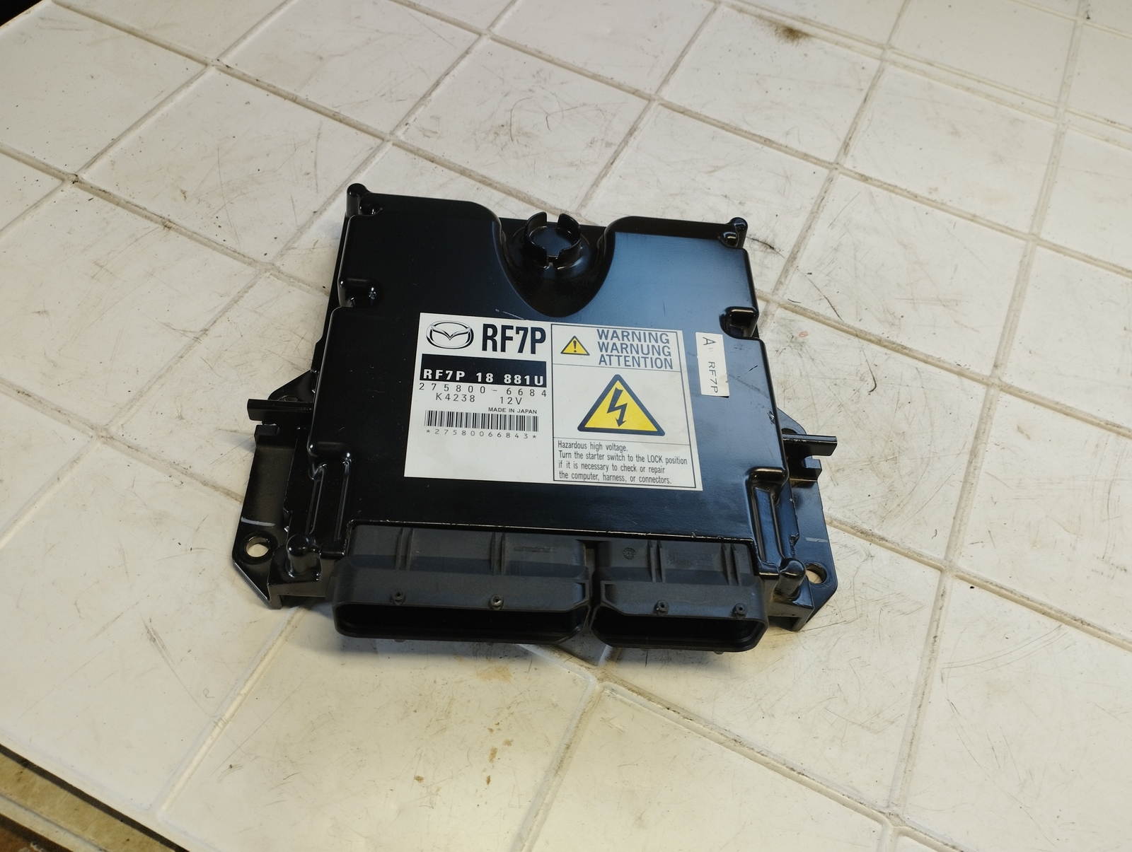 MAZDA 5 CR19 2758006684 Engine control unit ECU 2.00 Diesel 105kw 2007 ...