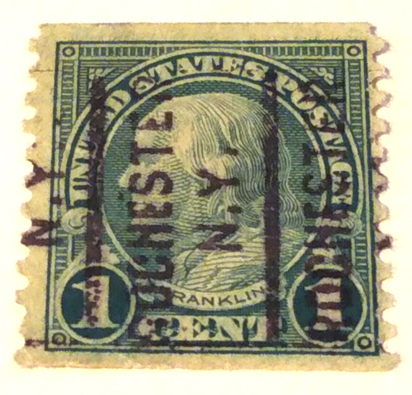 Benjamin Franklin Triple Precancel Rochester NY Stamp Super Rare! | eBay