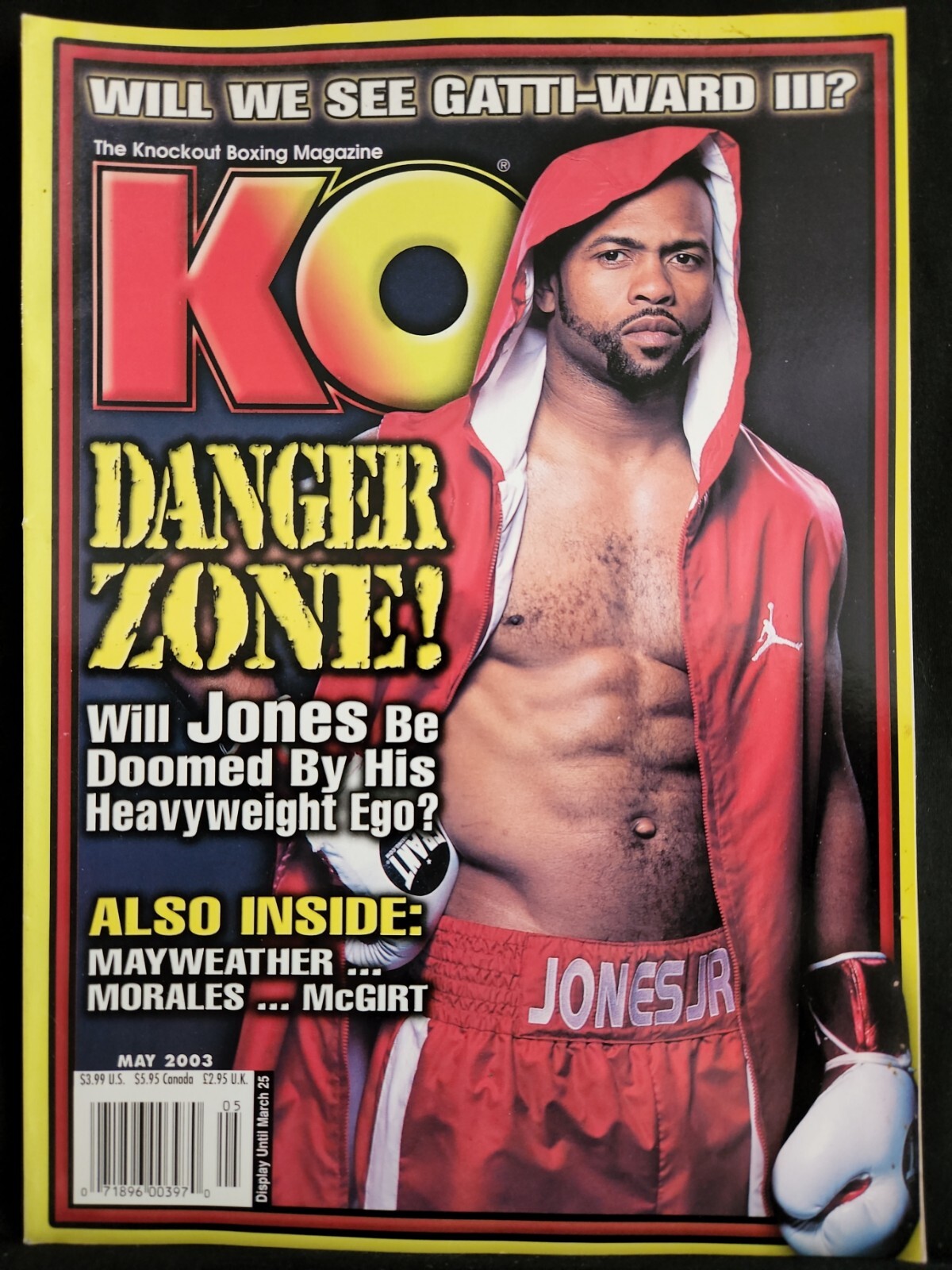 KO The Knockout Boxing Magazine May 2003 Jones Mayweather Morales McGirt | eBay