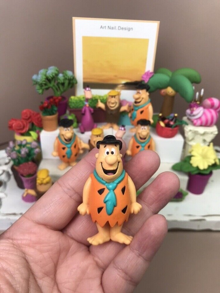 The Jetsons The Flintstones Fred Barney Dino Cartoon Figure Statue ...