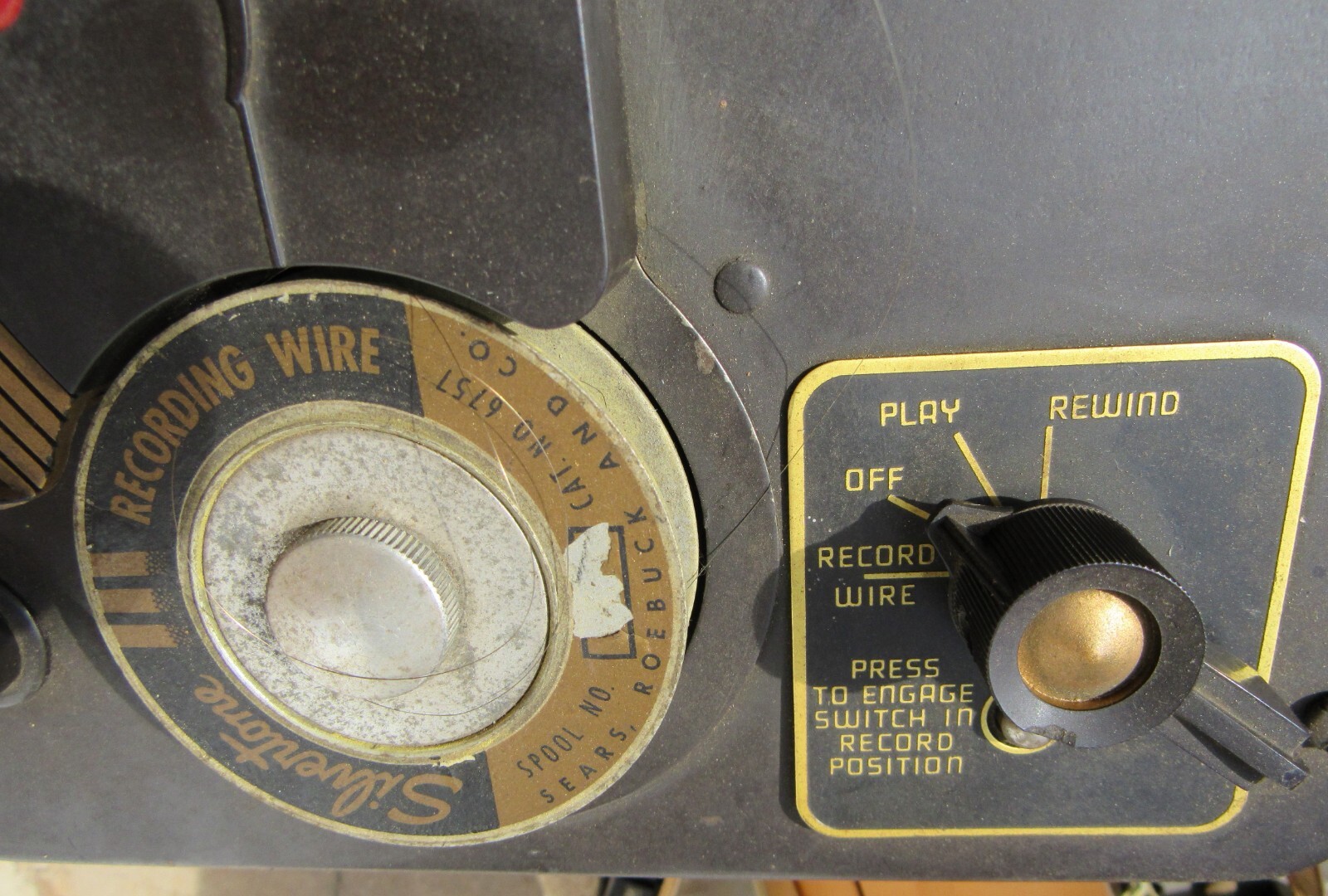 Sears Silvertone 101 773-1 & 831-1 Vintage Tube Wire Recorder & Radio ...