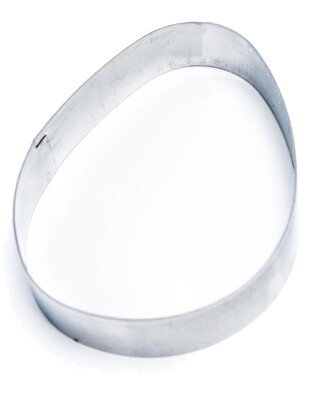 Large Egg Shaped Stainless Steel Cookie Cutter 9cm x 6cm | eBay