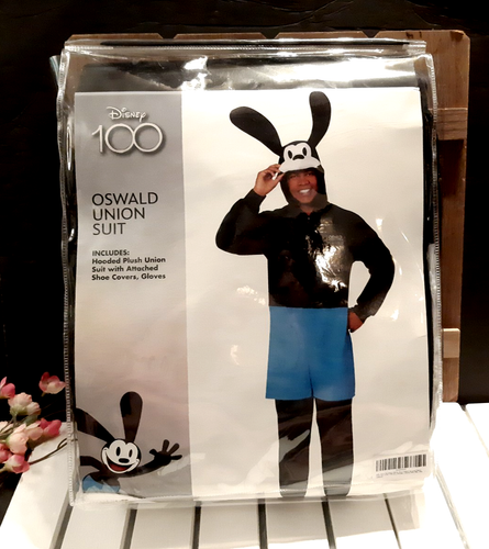S/M Spirit Halloween Disney Adult Oswald the Lucky Rabbit Union Suit ...