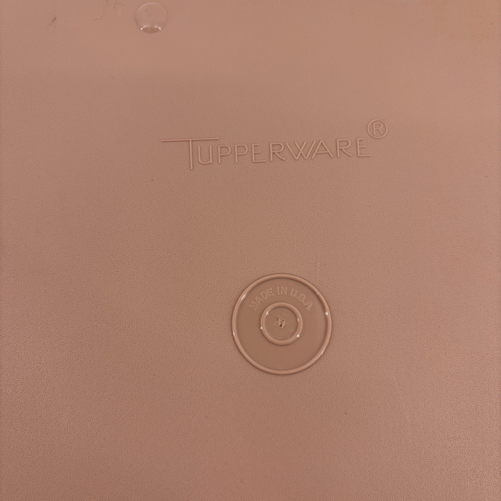 Lot of 4 Tupperware Divided Picnic Trays Plates Lunch Cafeteria Blush ...