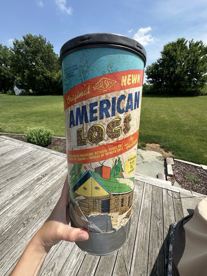 Vintage Halsam American Logs No. 815 Box W- Assorted Collection Of ...