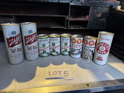 Vintage 70’s Collectable Empty Beer Cans Lot 5 / 8 Cans | eBay