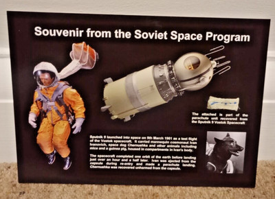 Sputnik 9 - Space Flown Parachute - Flight prior to Yuri Gagarin ...