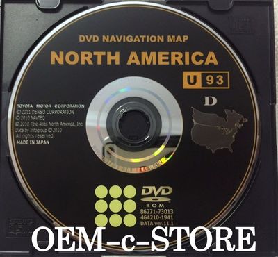 Genuine 2011 2012 2013 Toyota Lexus DVD Navigation Map U93 D | eBay