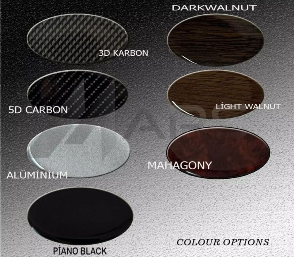 Wood Look Dash Trim Kit for 1991-1996 Toyota Camry Auto Interior Panel ...