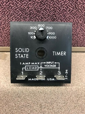 SSAC TSDR255SA5 SOLID STATE TIMER 12-2631-01 1A 24VAC *Free Shipping ...