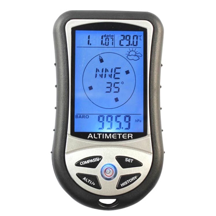 Multi-functional Digital Altimeter Barometer Thermometer Compass Outdoor Meter | eBay