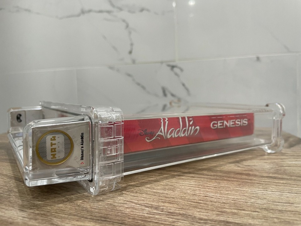 Disney's Aladdin Sega Genesis Factory Sealed Video Game Wata 9.2 Graded ...