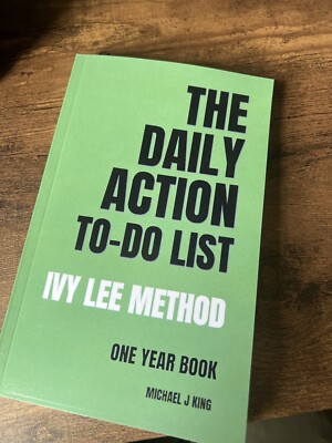 To do List, One Year Book , The Ivy Lee Method (Daily Action Book ...