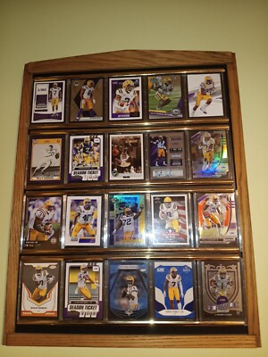 LSU Football Greats One of a Kind 25-Card Collection Framed Display! | eBay