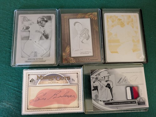 Baseball Printing Plates & Signature Rare 1/1 Cards | eBay
