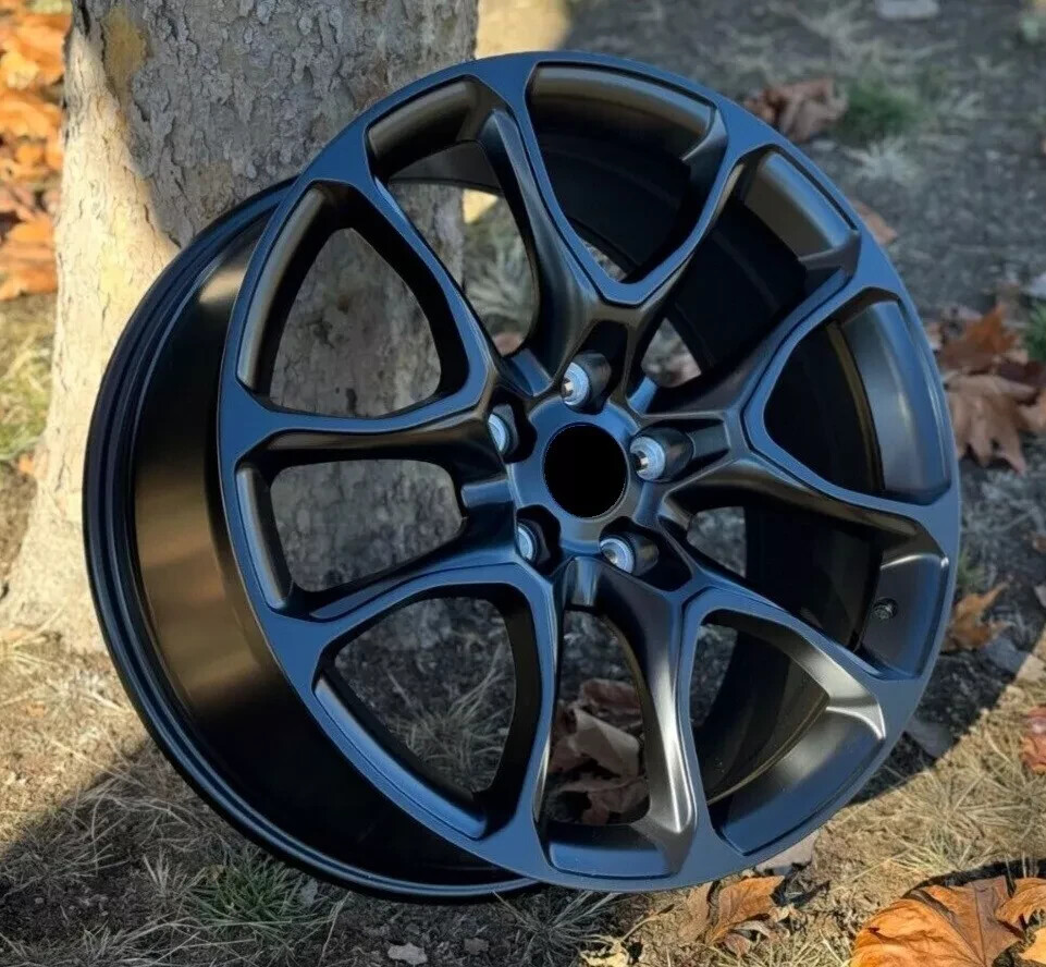 4pcs 20X10 5X127 Matte Black Wheels CB71.5 Fit JEEP Grand Cherokee ...