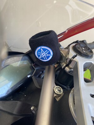 1x New Black Clutch Brake Reservoir Yamaha Racing Motorcycle Sock Cover ...