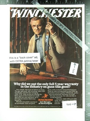 1980 Winchester Rifle Gun Model 1300 XTR 1500 XTR vintage advertisement ...
