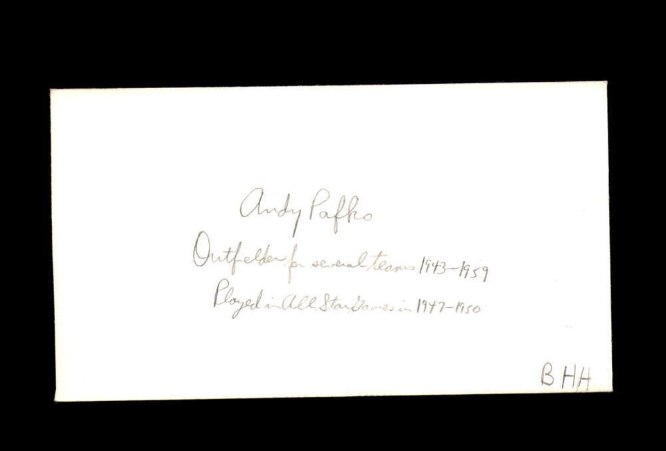 Andy Pafko Signed 1983 FDC Babe Ruth Cache New York Yankees Autograph ...