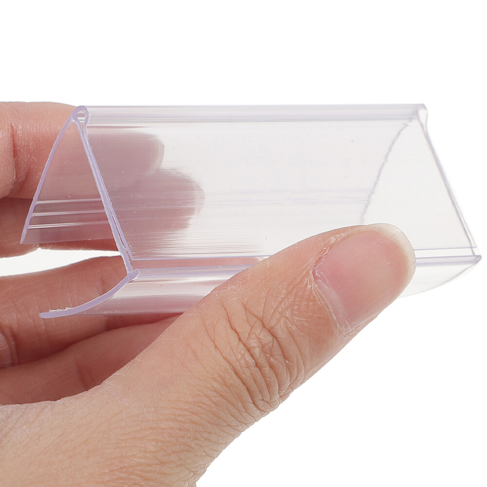 20 Pcs Retail Price Tag Holder Shelf Label Show Rack Labels Commodity ...