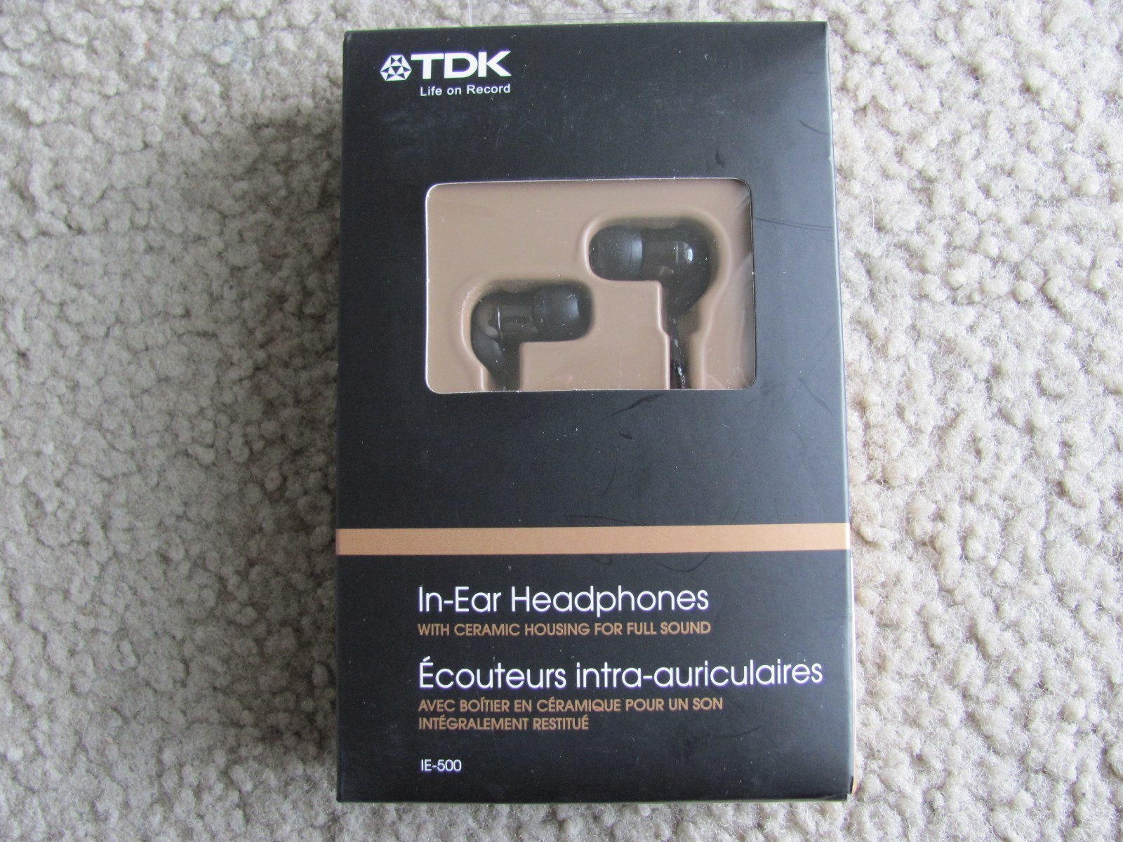 Brand New TDK IE-500 In-Ear Headphones with ceramic housing for full ...