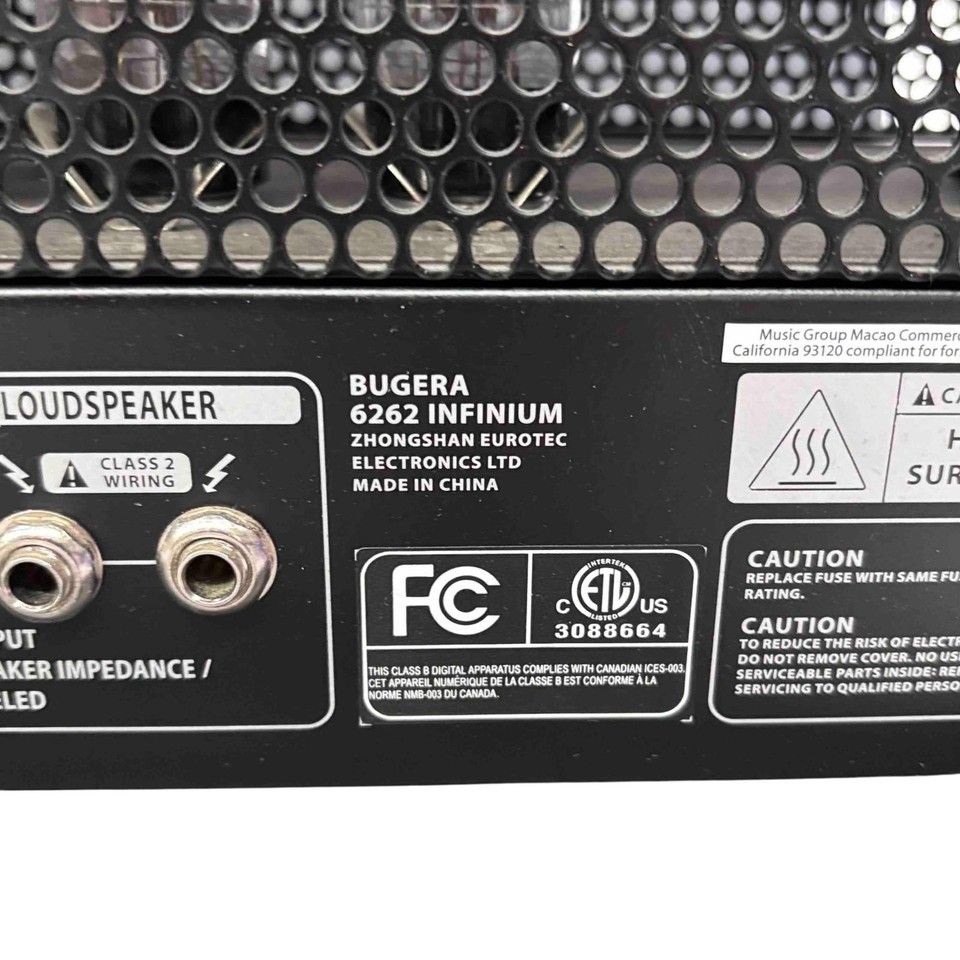Bugera 6262 Infinium 120-Watt 2-Channel Tube Guitar Amplifier Head | eBay
