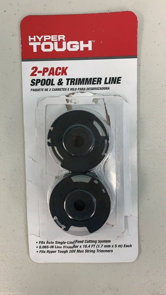 Hyper Tough 6 Pack Spool & Trimmer Line model HT19-401-003-06 & HT19 ...