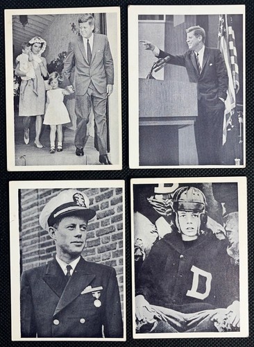 Vintage 1964 Topps John F. Kennedy Trading Cards Lot Of 8 Historical ...