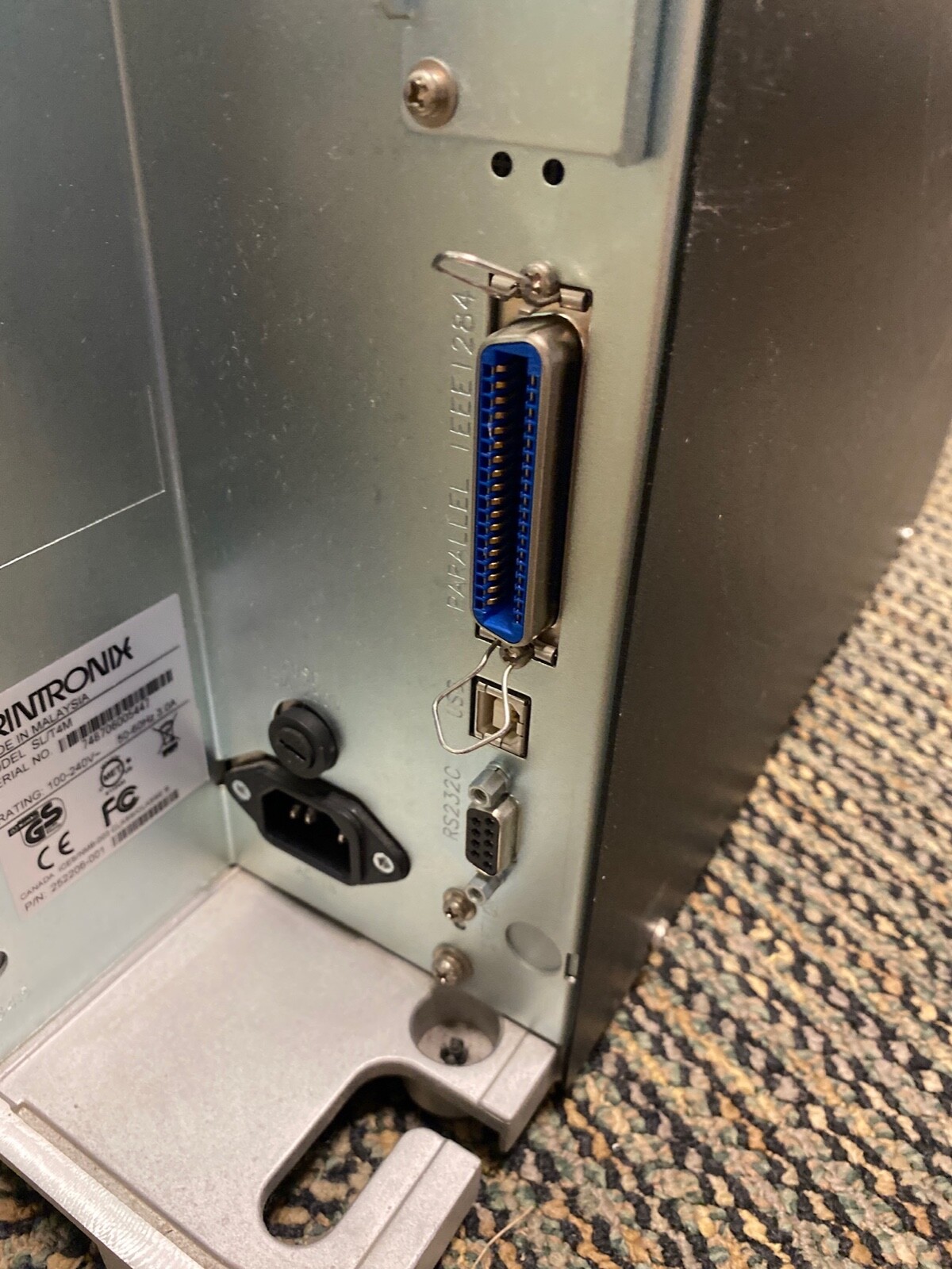 Printronix SL/T4M 252205-001 RFID Thermal Barcode Printer USB Network ...