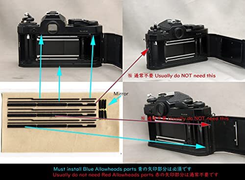 Nikon FE Camera Light Seal Adhesive Form Replacement | 3kit Set | For ...