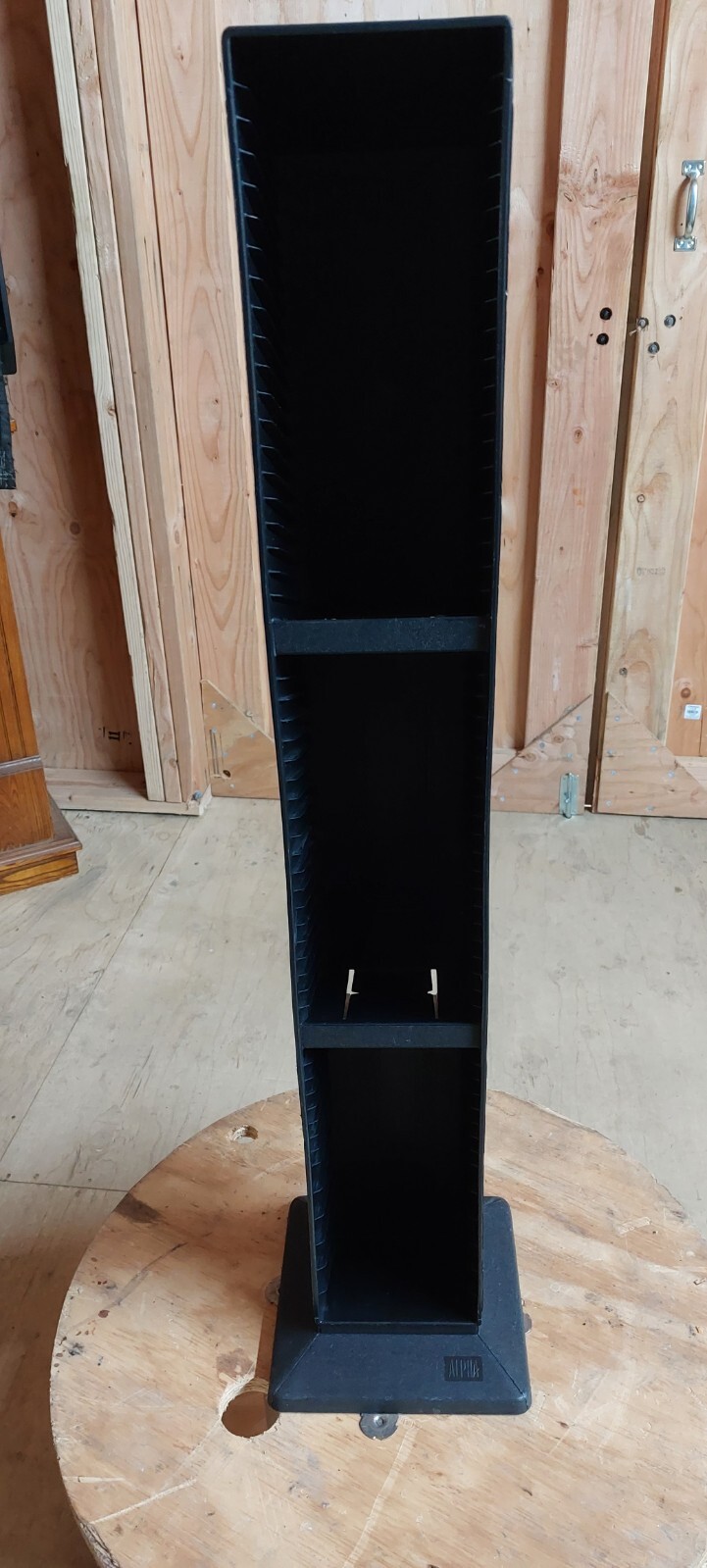 ALPHA CD Storage Shelf Tower - Holds 60 Single OR 48 Single & 6 Double ...