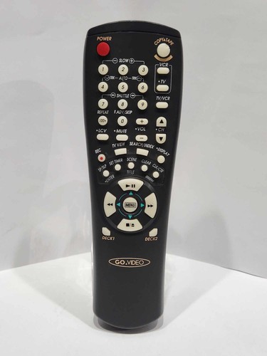 Go-Video Remote Control Dual VCR Plus NR-4834 2 Deck Original VCR | eBay