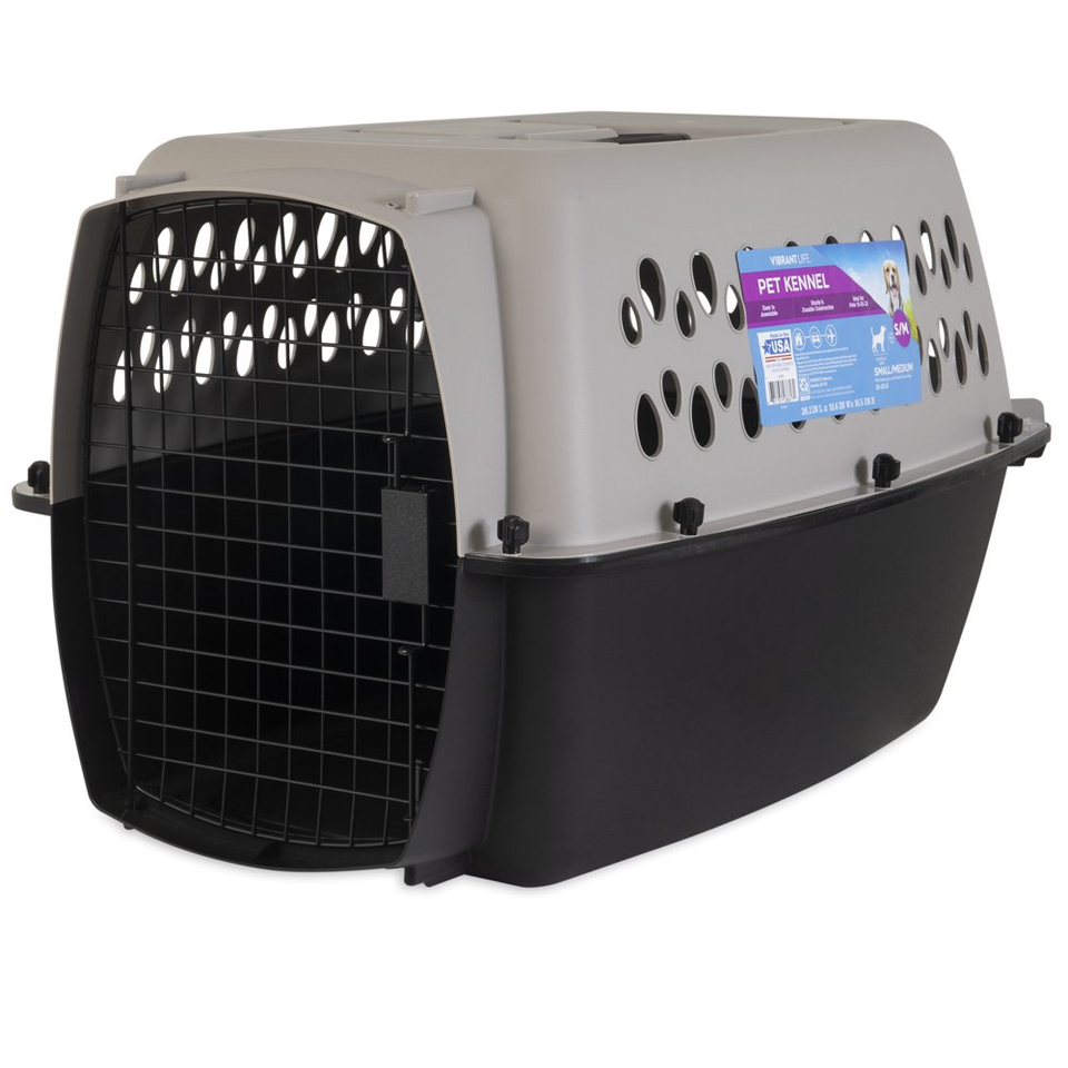 DOG CARRIER TRAVEL CAGES Hard-Sided Pet Kennel Multiple Sizes Sm-Lg | eBay
