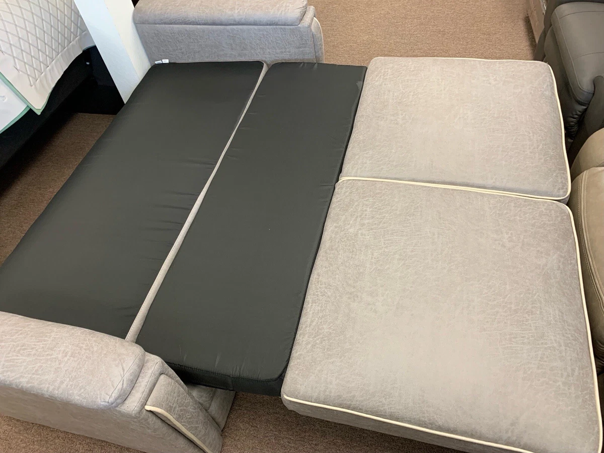 68 Inch Leather Sleeper Sofa | Baci Living Room