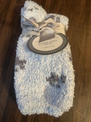 Charter Club Women's Soft Fuzzy Butter Socks 9-11 Fits Shoe Size 6-10 ...