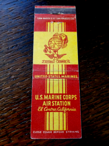 Vintage Matchbook: USMC Air Station El Centro, CA | eBay