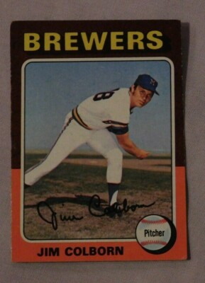 1975 Topps #305 Jim Colburn Milwaukee Brewers Baseball Card ex | eBay