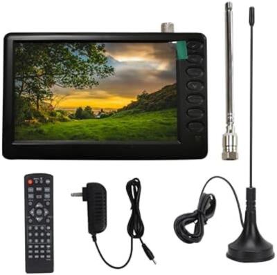 5 Inch Portable TV, Mini TV for Car, Pocket Battery Operated TV with ...