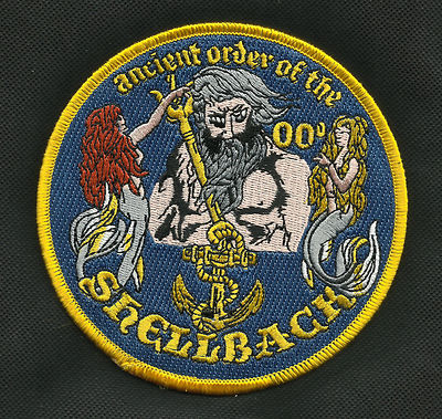 US NAVY Crossing of the Equator Shellback Military Patch ANCIENT ORDER ...