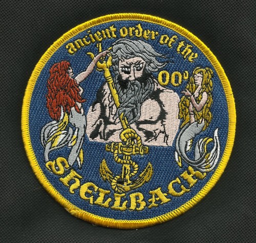 US NAVY Crossing of the Equator Shellback ANCIENT ORDER SHELLBACK PATCH ...