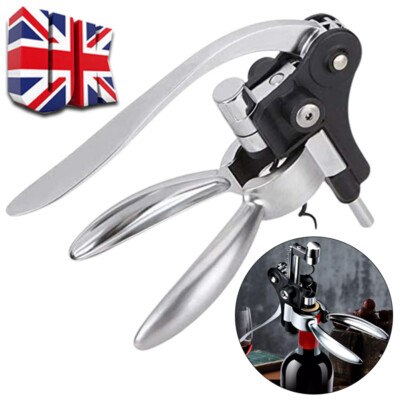 Corkscrew Rabbit Style Lever Wine Bottle Opener Silver Professional Corkscrew | eBay UK