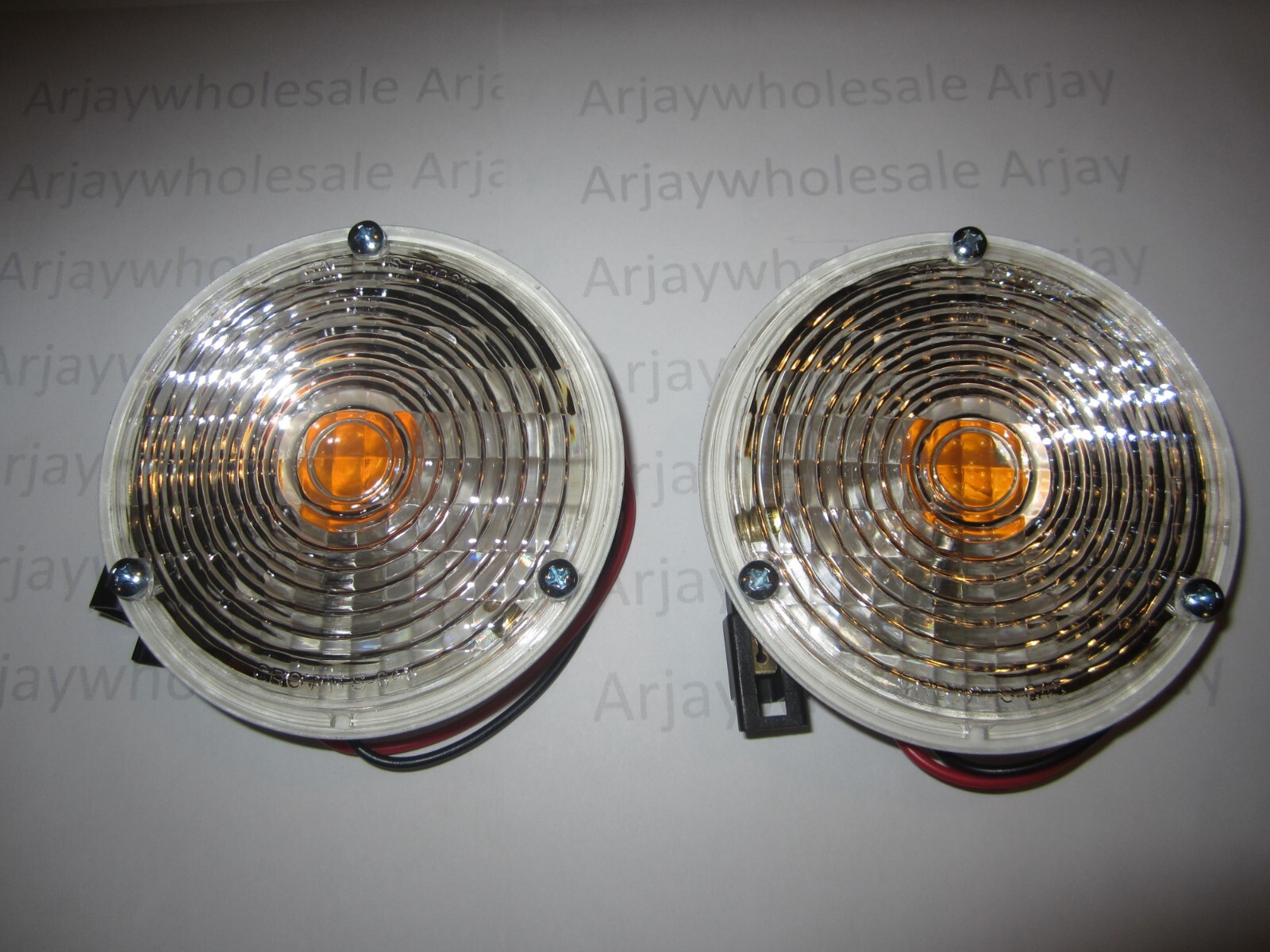 Fit's Jeep 1969 - 1976 CJ5, 1976 CJ7, 2 Front Turn Signals W/ bulbs ...