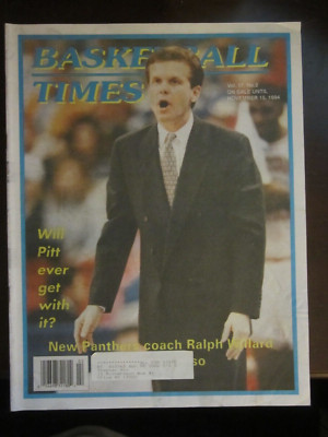 Basketball Times Magazine November 1994 Pitt Panthers Ralph Willard | eBay