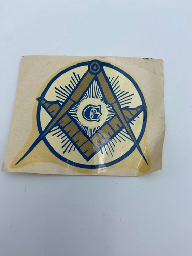 Vintage Masonic Freemason Window Decal 1950s No Envelope | eBay