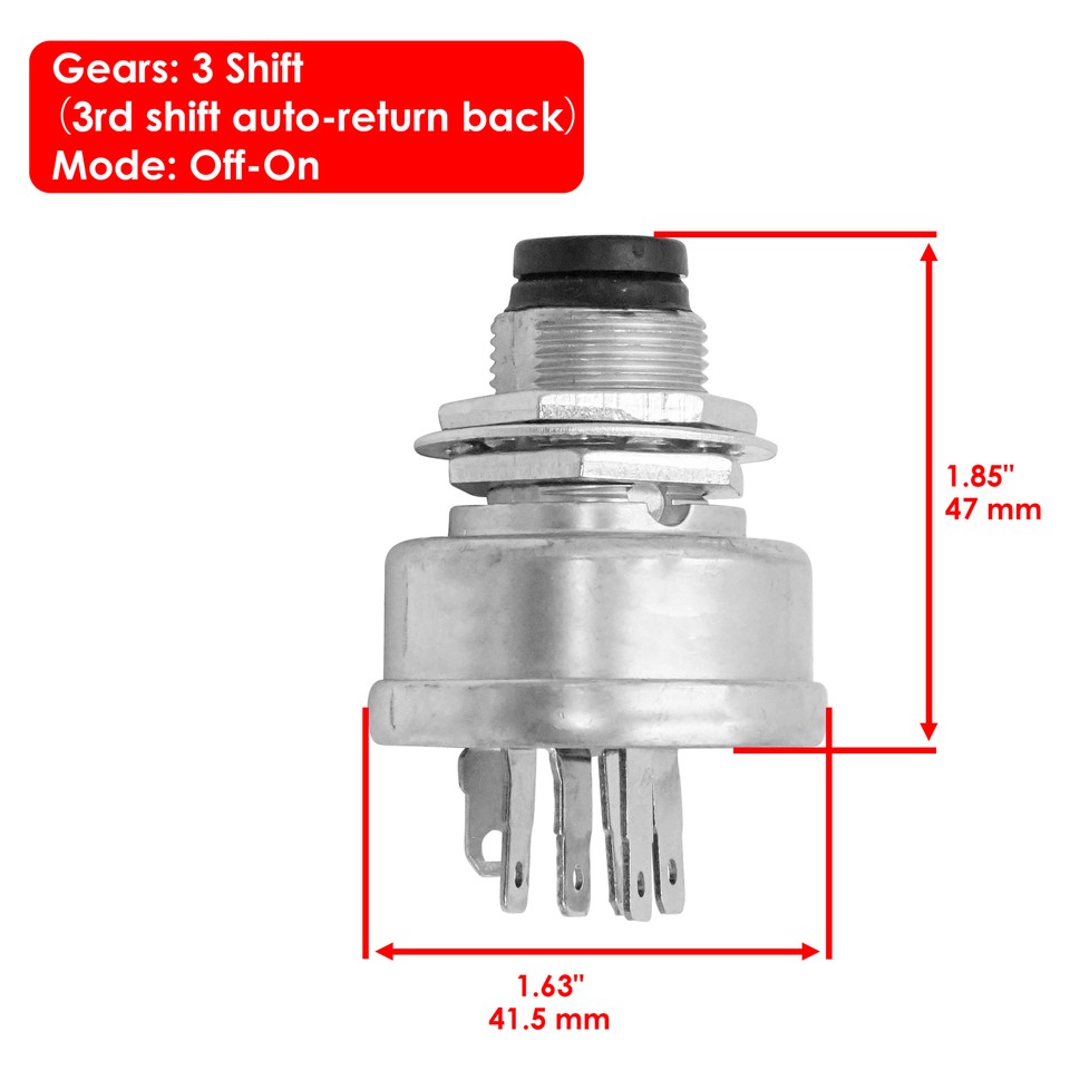 Ignition Switch For John Deere ZTRAK Z335E Z345M Z425 Z510A Z520A Z535R ...